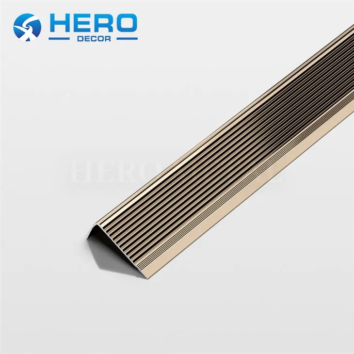 Custom Aluminum L Shape Stair Nosing Non-slip Clip Suppliers ...